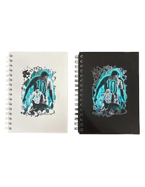 Set libreta Macarena Brand Messi hoja blanca
